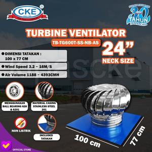 Jual Ter(Anyar) Turbine Ventilator Cke 24" Inch Blower Ventilasi Atap ...