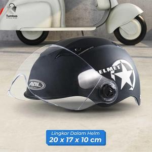 Jual Helm Sepeda Skuter Elektrik Half Face Visor Helmet - Jakarta Barat ...