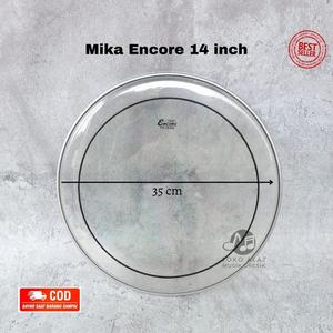 Jual Mika Bass Merk Encore Bening Ukuran 14 Inch dan 16 Inch Mika Bas ...
