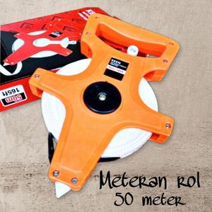Jual METERAN ROL FIBER 50 METER / METERAN TANCAP [PROMO] BARANG ...