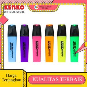 Jual Highlighter KENKO HL-100 / Highlighter Pen - Kuning - Kab ...