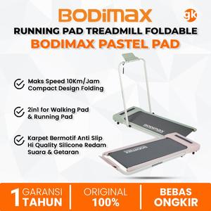 Jual BODIMAX Pastel Walking Running Pad Treadmill Foldable Alat Gym ...