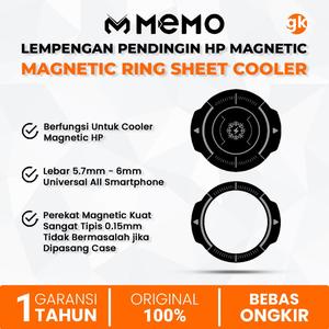 Jual MEMO Ring Pendingin HP Magnetic Cooler Cooling Fan Plat Besi Bulat ...