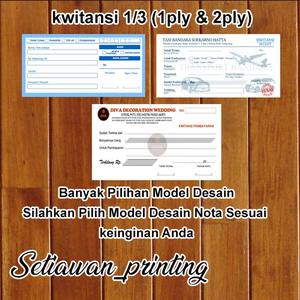Jual |EXECUTIVE| cetak kwitansi 2ply | kwitansi custom | kwitansi toko ...