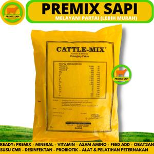 Jual PREMIX CATTLE MIX 1 KG - PREMIX Penggemuk Sapi Kambing Hewan ...