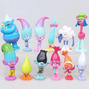 Jual 12Pcs/set Dreamworks Figure PVC Trolls Poppy Branch Cooper Action ...