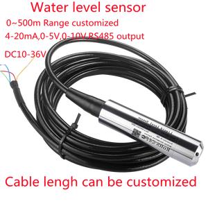 Jual IP68 Submersible water level Sensor 2m 3m 5m range 4-20mA 1-5V ...