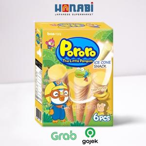 Jual Pororo Ice Cone Banana Snack 54g - Snack Rasa Pisang Made In Korea ...