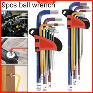 Jual Metal Metric Allen Key Set 9Pcs Metric Allen Key Set Metal Hex Key ...