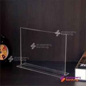 Jual PTR Display menu akrilik Standing Acrylic Tempat Meja Minimalis ...