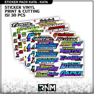 Jual Sticker pack kata kata racing isi 30 pcs - Kota Tangerang Selatan ...