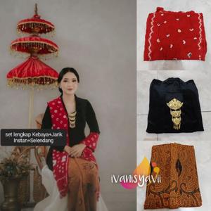 Jual KEBAYA [SET LENGKAP] KEBAYA + JARIK INSTAN, NUANSA JAWA - MOTIF ...