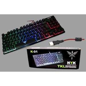 Jual Keyboard Gaming NYK K01 / K-01 RGB TKL Modern . - Jakarta Barat ...