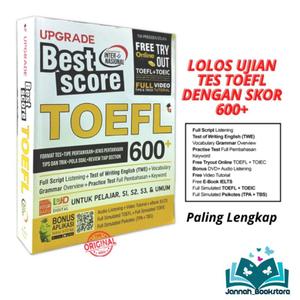 Jual BUKU TES TOEFL TOEIC - UPGRADE BEST SCORE TOEFL 600 ...