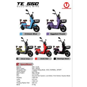 Jual Sepeda Listrik TURANZA TE 550 BY PACIFIC 500 Watt Electric E Bike ...