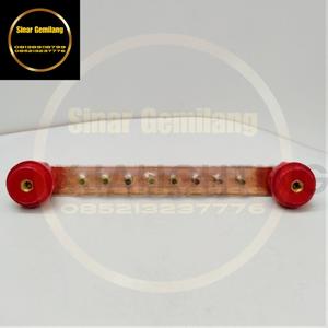 Jual Busbar terminal nol arde grounding bar plat tembaga fort - Jakarta ...