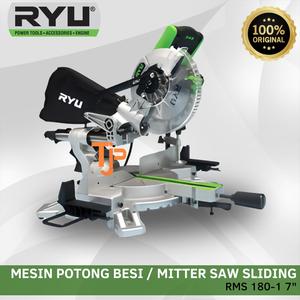 Jual RYU MESIN POTONG BESI / MITTER SAW SLIDING RMS 180-1 - Kab. Bekasi ...