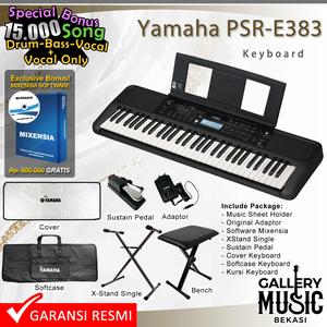 Jual Yamaha PSR E383 Keyboard / PSR E 383 / PSRE383 Garansi Resmi ...