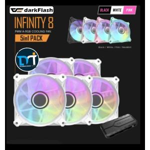 Jual Anyar Darkflash Infinity 8 Argb Pwm 5In1 Pack - 120Mm Argb 5V Fan ...