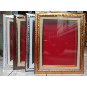 Jual Bingkai/pigura/frame Mahar 30x40 linen emas, silver, putih gold ...