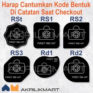 Jual Tulisan First Aid Kit Sign Acrylic Tempel Dinding Papan Akrilik ...
