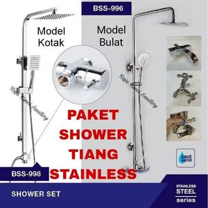 Jual Shower Tiang/ Bulat/ Kotak/ Stainless Sus 304/Shower Column/Shower ...