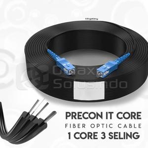 Jual Fo Cable / Fiber Optic Precon Cable 1 Core 3 Seling - 300 Meter ...