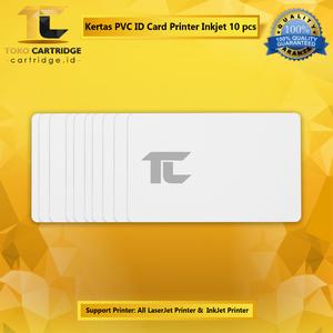 Jual PVC ID Card White 8.6 x 5.4cm Polos Cetak Name Tag Kartu Tanpa ...