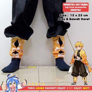 Jual Leg Cover Anime Kimetsu No Yaiba Demon Slayer Zenitsu Agatsuma ...