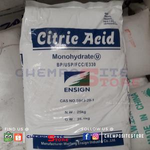 Jual citric acid food grade asam sitrat / sitrun /citrun kemasan 25kg ...