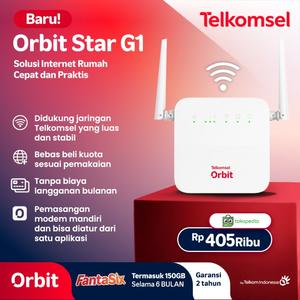Jual Orbit Star G1 Modem Wifi Home Router Telkomsel 4G High Speed ...