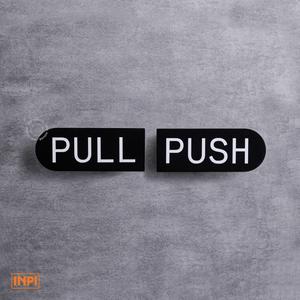 Jual Papan Tanda Pull Push Pintu Toko Signage Akrilik - INPI House - Kab. Tasikmalaya - vidoran ...