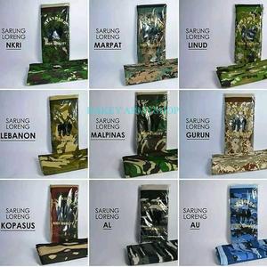 Jual Sarung Sambung Kain Sholat Loreng TNI - ( STANDAR / AMMO ) - Kota ...