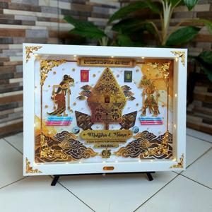 Jual Simbolis MAHAR PERNIKAHAN CUSTOM / Wayang / logo / Adat / logo ...
