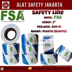 Jual Best Safety Line Garis Proyek Police Line Fsa 3"X500M Warna Biru ...