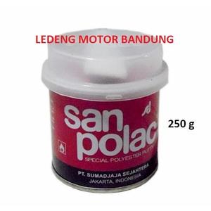 Jual Dempul Sanpolac Kecil 250gr Plus Hardener Cat Besi Kayu Plastik ...