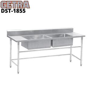Jual STAINLESS STEEL DOUBLE SINK GETRA DST-1855 MEJA CUCI PIRING ...