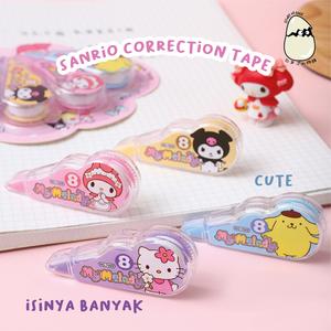 Jual Corrector Tape Sanrio Melody Kuromi Cute and Aesthetic TipX Tipex ...