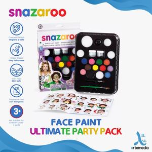Jual Cat Muka Snazaroo Ultimate Party Pack Face Body Paint Color Set ...