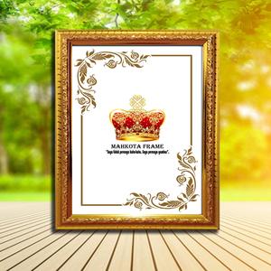 Jual Bingkai Figura Frame Foto Ijazah/A4 (21X30) Ukir Gold/Silver ...