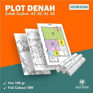 Jual Cetak Plot Denah HVS A0 A1 A2 A3 - Jakarta Barat - RAMZ ATK ...