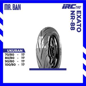 Jual BAN MOTOR BEBEK RING 17 IRC EXATO NR88 TUBLES 70/80 80/80 90/80 ...