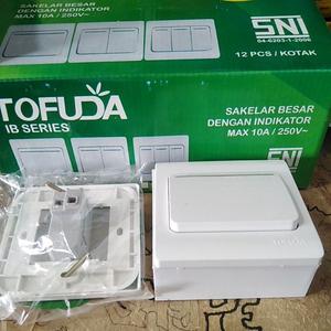 Jual Ready Stok SAKLAR STOP KONTAK TRIPLE TOFUDA WIDE MODEL RADIUM Terlaris - TFD S/E 801RT ...