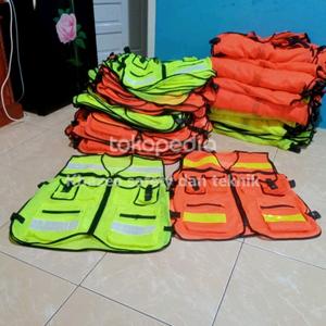 Jual Rompi Proyek Kantong / Rompi Proyek 6 Kantong / Rompi Safety 6 ...