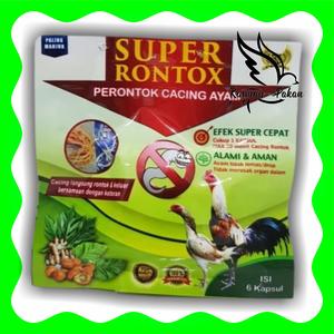Jual Super Rontox Rontok Obat Cacing Ayam Burung Unggas Merpati ...