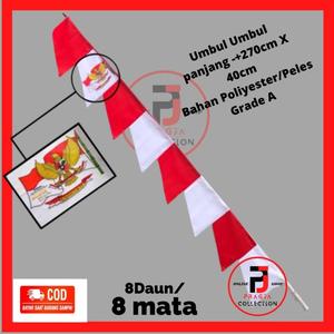 Jual UMBUL UMBUL BENDERA GARUDA BENDERA MERAH PUTIH BEDERA PASUNG ...