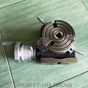 Jual Rotary table 4" Meja Putar Milling Vertical Horizontal Dividing H ...
