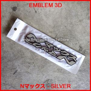Jual ASLI EMBLEM 3D NMAX JAPAN SILVER LOGO STICKER VARIASI OLD NEW ...
