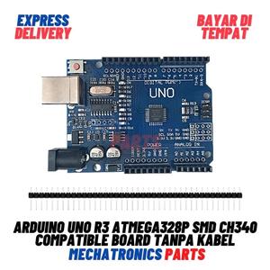 Jual ARDUINO UNO R3 ATMEGA328P SMD CH340 COMPATIBLE BOARD TANPA KABEL ...