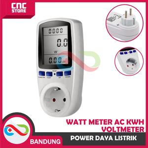 Jual WATT METER AC KWH VOLTMETER PENGUKUR POWER DAYA LISTRIK UKUR BIAYA ...